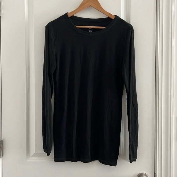 Goodfellow & Co | Shirts | Goodfellow Co Black Long Sleeved Thermal Tee ...